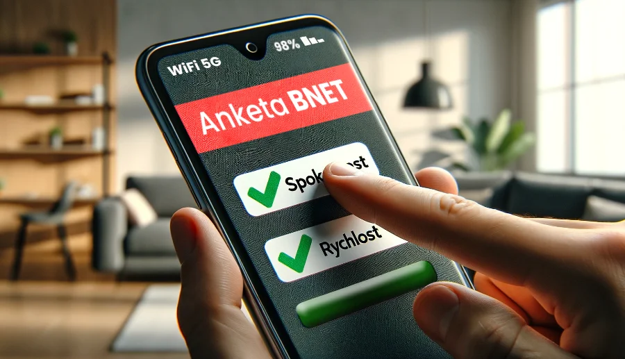 ANKETA - Hodnocení kvality sítě BNET Internet Opava